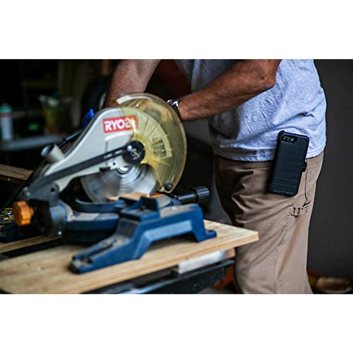 OtterBox Defender Series Screenless Edition Case for Samsung Galaxy S10E - Case Only - Belt Clip Holster Not Included - Non-Retail Packaging - Big Sur