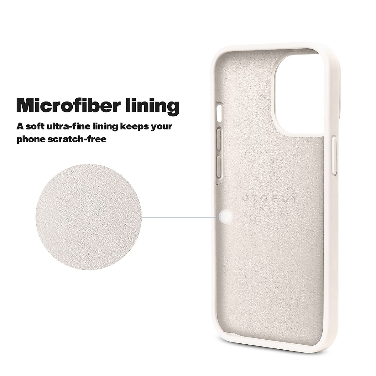 OTOFLY Designed for iPhone 13 Pro Max Case, Silicone Shockproof Slim Thin Phone Case for iPhone 13 Pro Max 6.7 inch (Stone)