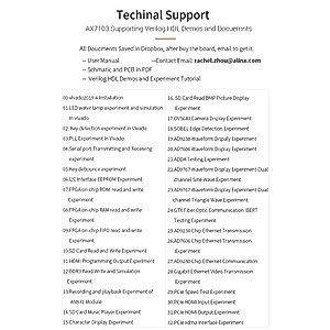 ALINX AX7103: Artix-7 XC7A100T (FPGA Development Board + USB Downloader)