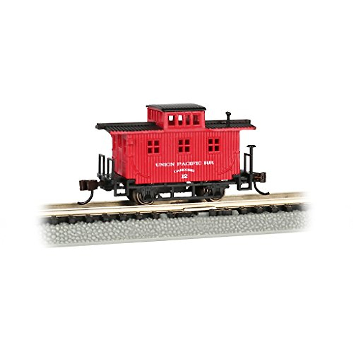 Bachmann Old-Time Caboose - Union Pacific - N Scale, Prototypical Oxide Red