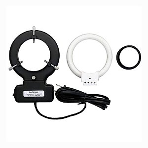 AmScope FRL12-A 12W Microscope Fluorescent Ring Light + Adapter