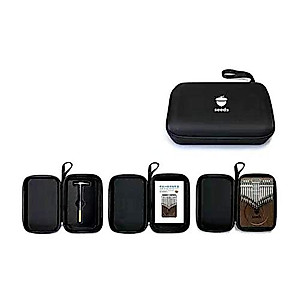 Seeds Pisces 34 Key Chromatic Kalimba C-Tuned | Double Layer Flat Board Thumb Piano Instrument | Music Kalimba Gifts Idea