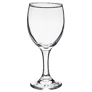 Juvale Stemmed Wine Glasses, Set of 4 for Housewarming Gift, Anniversary, Wedding (4.5 oz)