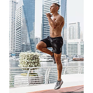 CANGHPGIN 2 Pack Mens Workout Athletic Shorts 7 inch Inseam Quick Dry Hiking Shorts Men Lightweight Sports Gym Shorts Running