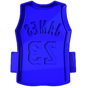 ZaveryCakes NBA: LeBron James #23- Los Angeles Lakers - Pancake and Eggs Breakfast Silicone Mold