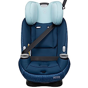 Maxi-Cosi Pria Max All-in-One Convertible Car Seat, Rear Facing Car Seat (4-40 lbs), Forward Facing Car Seat (22-65 lbs), High Back Booster Seat (40-100 lbs), Pure COSI, Tetra Blue