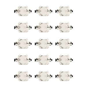 Alinan 15pcs CR1616 SMT Button Battery Holder Portable Battery for Gameboy GB GBC GBA Game Card Battery Button Cell Coin Holder Socket