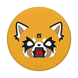Aggretsuko Rage Face PopSockets Stand for Smartphones and Tablets PopSockets PopGrip: Swappable Grip for Phones & Tablets