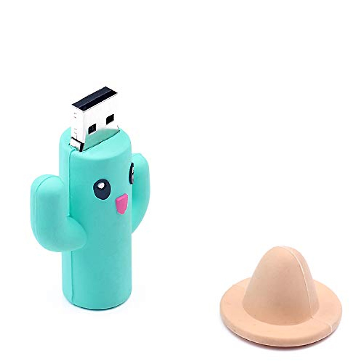WDOIT 1 Pc 2 GB / 4 GB / 8 GB / 16 GB / 32 GB / 64 GB Creative U Disk 2.0 USB Mini Cute Cactus-Shape Flash Drive Pen Drive Data Storage Memory Stick, 64GB