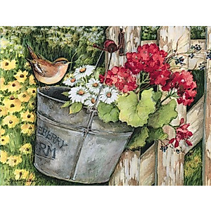 Lang Birdhouse & Fence Deluxe Note Card Set (2080518)