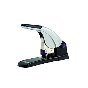 Rexel Mercury Stapler, 120 Sheet Capacity, Metal Body, Includes Staples, Silver and Black, 2100922