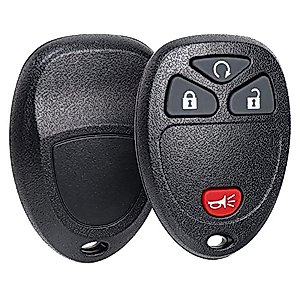NPAUTO Key Fob Replacements for Chevy Silverado Equinox Traverse Tahoe Avalanche Suburban 2007-2013 GMC Sierra 1500 2500 HD Acadia Saturn Pontiac Buick Keyless Entry Remote Start Control Key, 15913421