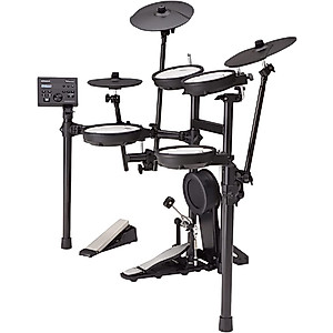 Roland V-Drums TD-07KV Electronic Drum Set Bundle with Drum Throne, Drumstick Bag, 3.5mm Audio Cable, 3 Pairs of Drumsticks, and Austin Bazaar Polishing Cloth