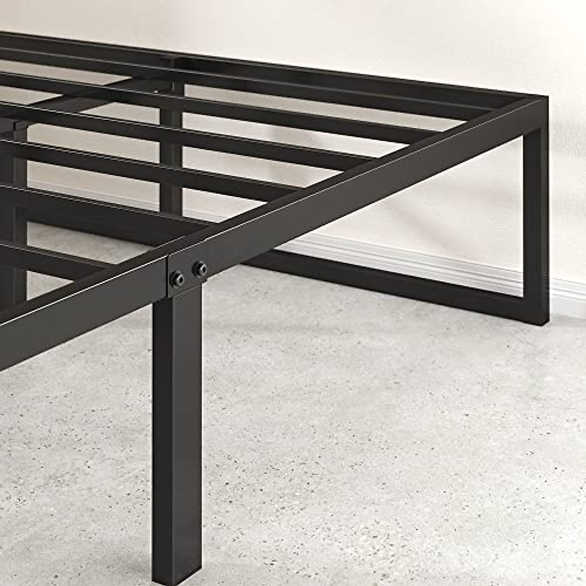 ZINUS Lorelai 14 Inch Metal Platform Bed Frame / Mattress Foundation with Steel Slat Support / No Box Spring Needed / Easy Assembly, King