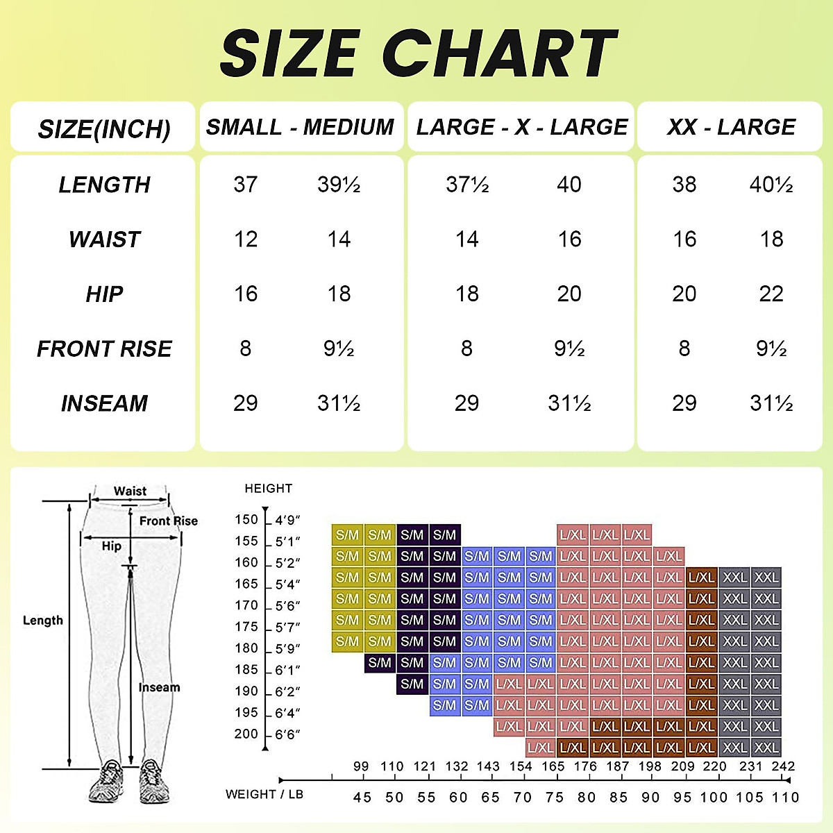 Syrinx 7 Pack Leggings for Women - High Waisted Tummy Control Soft Yoga Pants for Workout Running