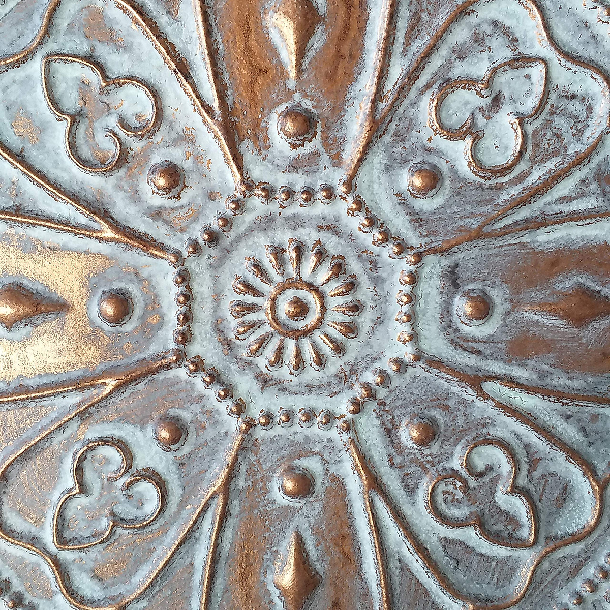 PAINTSDECOR Ceiling tiles faux tin weathered copper restaurant decor wall panel PL71 10pcs/lot