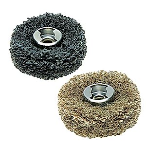 Dremel 511E EZ Lock Coarse Grit and Medium Grit Finishing Abrasive Buffs, 2-Pack