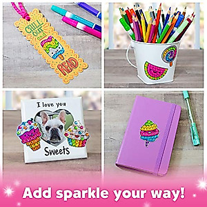 Creativity for Kids Big Gem Diamond Painting Kit: Sweets Stickers and Suncatchers - Diamond Art for Kids, DIY Stickers and Suncatcher Kit for Girls Ages 6-8+