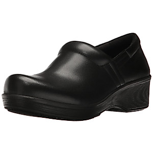 Dr. Scholl's Shoes Women's Dynamo Work Shoe, Black Leather 7.5