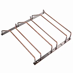 Dianoo Bronze Wine Glass Rack Under Cabinet, 3 Rows, 27.5cm