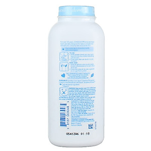 Johnson's Baby Powder, Pure Cornstarch with Soothing Aloe & Vitamin E 9 oz (Pack of 5)