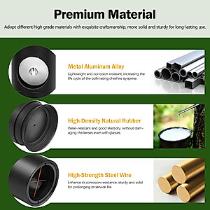 Astromania 1.25Inch Metal Collimating Cheshire Eyepiece Without Laser for Newtonian Reflector Telescope - Short Version