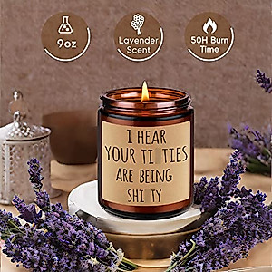 LEADO Scented Candles - Breast Cancer Gifts for Woman, Cancer Care Gifts for Women, Funny Breast Cancer Gifts, Chemo Care Package for Women, Breast Cancer Survivor, Mastectomy Gifts, Chemo Patients