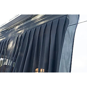 mucol Sliding Door Magnetic Vans Screen for Sprinter Camper and Other Campervans，Easy Install, Magnetics on All Four Sides for Van Life Essentials, Magnetic Closure, 83"(H) x 63"(W)