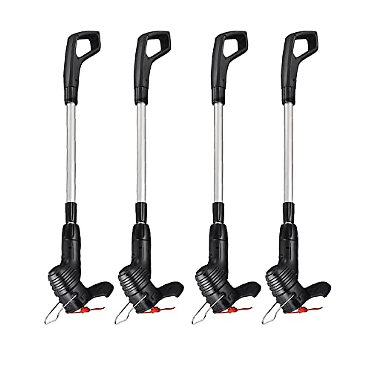 Cordless Lawn Mower 2000mAh Electric Lawn Mower Cordless Grass Hedge Trimmer Adjustable Handheld Mowing Machine Garden Power Tool with 18650 Battery