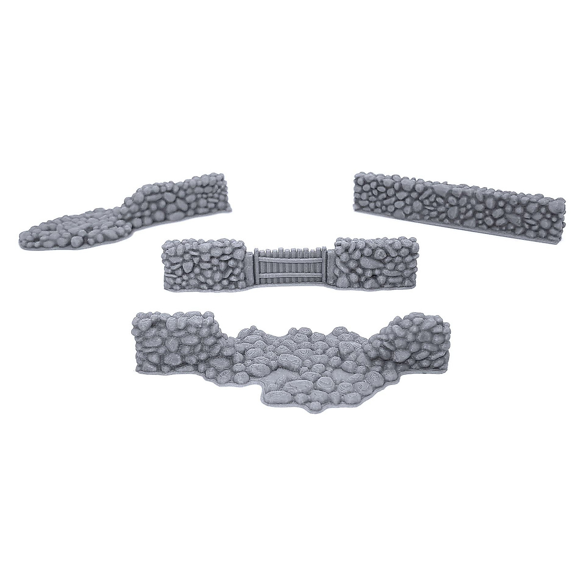 EnderToys Stone Walls by Terrain4Print, 3D Printed Tabletop RPG Scenery and Wargame Terrain for 28mm Miniatures