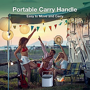 Ice Maker Countertop, Fast Ice Making in 6 Mins 9 Bullet-Shaped Ice, 26.5lbs/24Hrs, Portable Ice Maker Machine with Self-Cleaning, Ice Scoop, Ice Bags and Basket, for Home/Kitchen/Office/Bar/Party