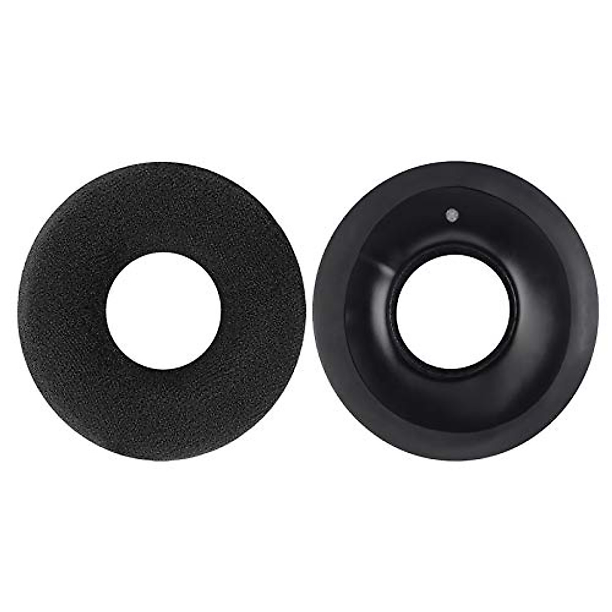 Geekria Comfort Velour Replacement Ear Pads for Sennheiser HD25-1, HD25, HD25SP, 25SP-II Headphones Ear Cushions, Headset Earpads, Ear Cups Cover Repair Parts (Black)
