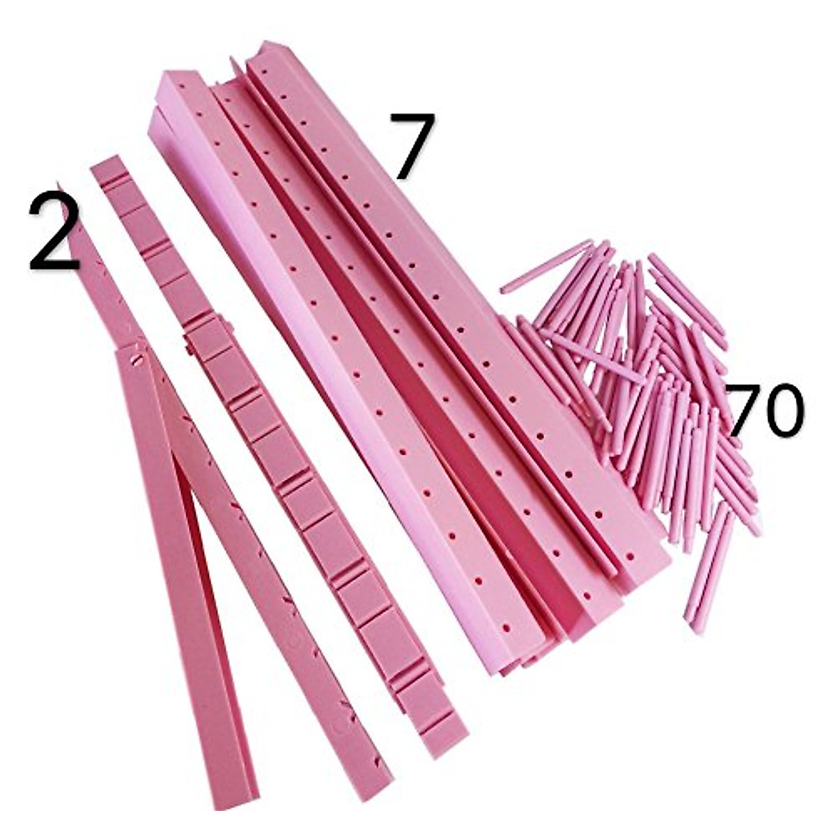 PeavyTailor 70 Spools Thread Holder Thread Rack Sewing Thread Organizer Thread Stand Spool Holder for Sewing and Embroidery Quilting. Threads Spool Rack has Holes to Hold on The Wall Green