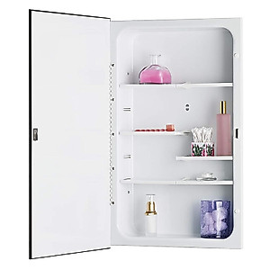 Jensen 1459MOD Horizon Frameless Single-Door Recessed Medicine Cabinet