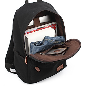 KAYOND Casual Style Lightweight canvas Laptop Bag/ Durable Travel backpacks /Rucksack for Men&Women/Fashion Backpack Fits 15 inch Notebook (Brown)