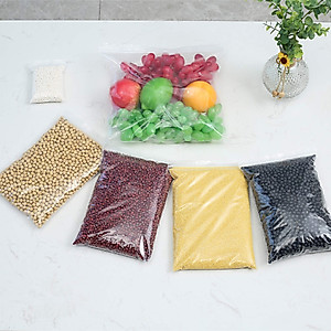 100 Pack 10" x 13" Thick 2.4Mil Clear Zip Seal Lock Poly Bags Reclosable Zip Plastic Bag Durable Clothing Shoes Toys Envelopes Photos Snack Zipper Bags