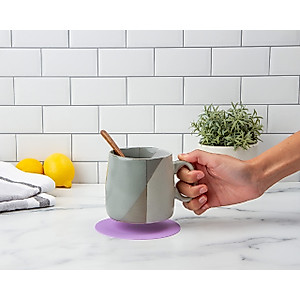 Human Intentions Jar Opener (4PK) - Rubber Jar Gripper for Weak Hands - Bottle Opener for Arthritic Hands - Jar Opener Gripper Pad - Lid Opener Non Tear - Coaster - Trivet