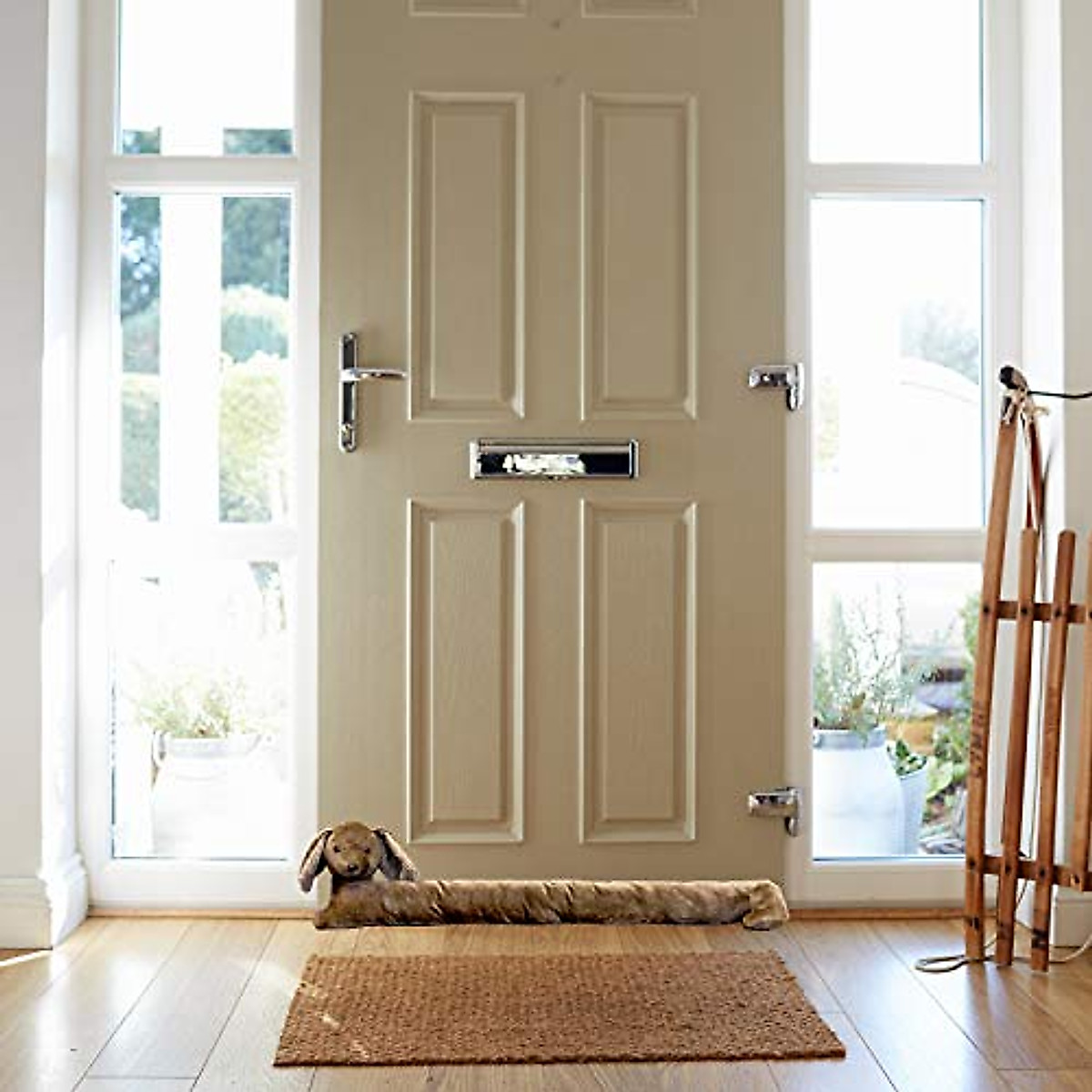 TWIN DRAFT GUARD Doggie Draft Stopper for Doors and Windows