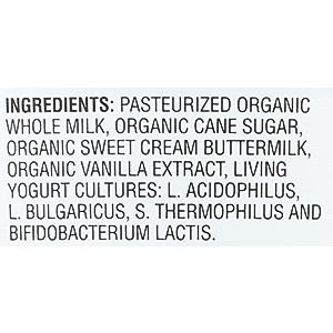 Straus Family Creamery, Organic Vanilla Whole Milk Yogurt, 32 oz