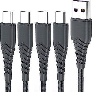 USB Type C Cable Fast Charging 1ft 3ft 6ft 10ft Charger Cord for Samsung Galaxy A53 A14 5G A52 A42 A13 A32 A12 S22/S21 Plus Ultra FE,Tab S7/S7+ S6,A7 10.4/A7 Lite 8.7,Tab A 8.4 2020,3A Phone Charge