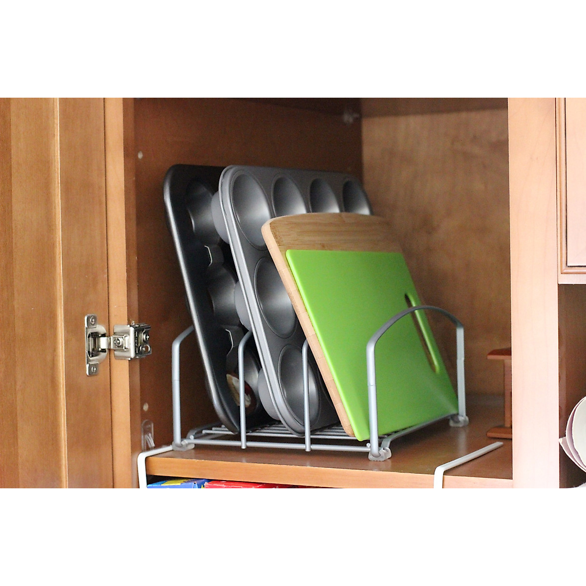 DecoBros Kitchen Houseware Organizer Pantry Rack, Silver