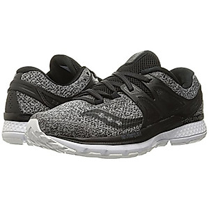 Saucony Women's Triumph ISO 3 LR Running Shoe, Grey/Black, 6.5 M US