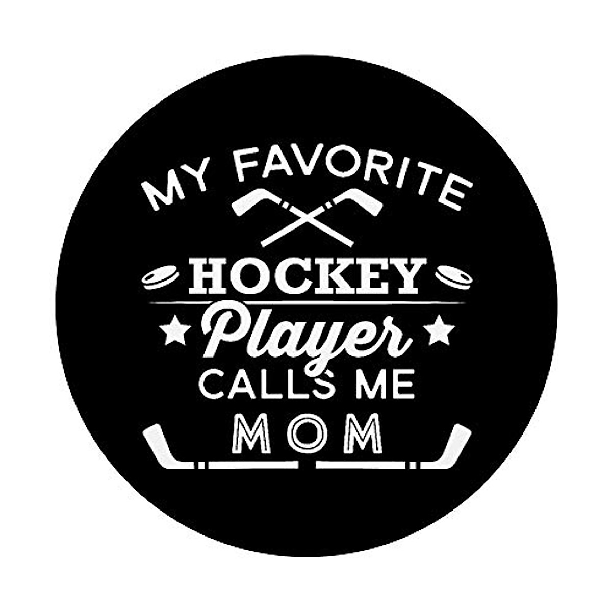 Favorite Ice Hockey Player Gift For Mom PopSockets PopGrip: Swappable Grip for Phones & Tablets
