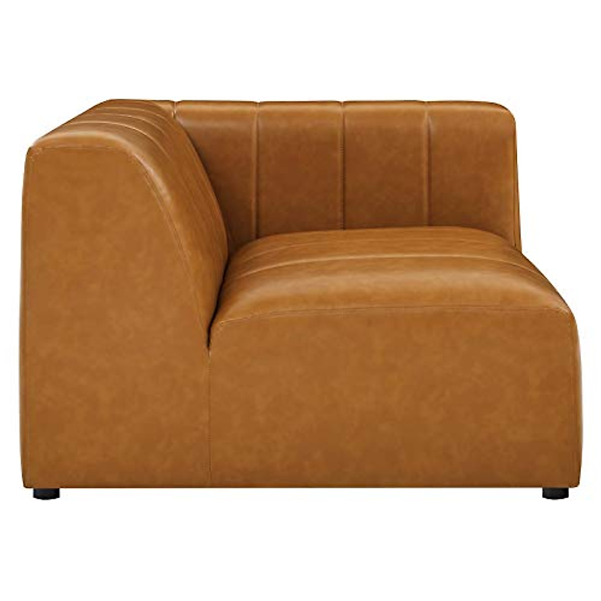 Modway EEI-4532-TAN Bartlett Vegan Leather Vegan Leather 5-Piece Sectional Sofa, Tan