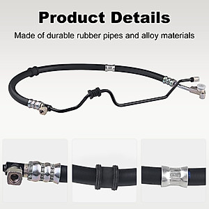 WMPHE Compatible with Power Steering Pressure Hose Assembly Honda Odyssey V6 3.5L 2005 2006 2007 Replace OEM 53713-SHJ-A01