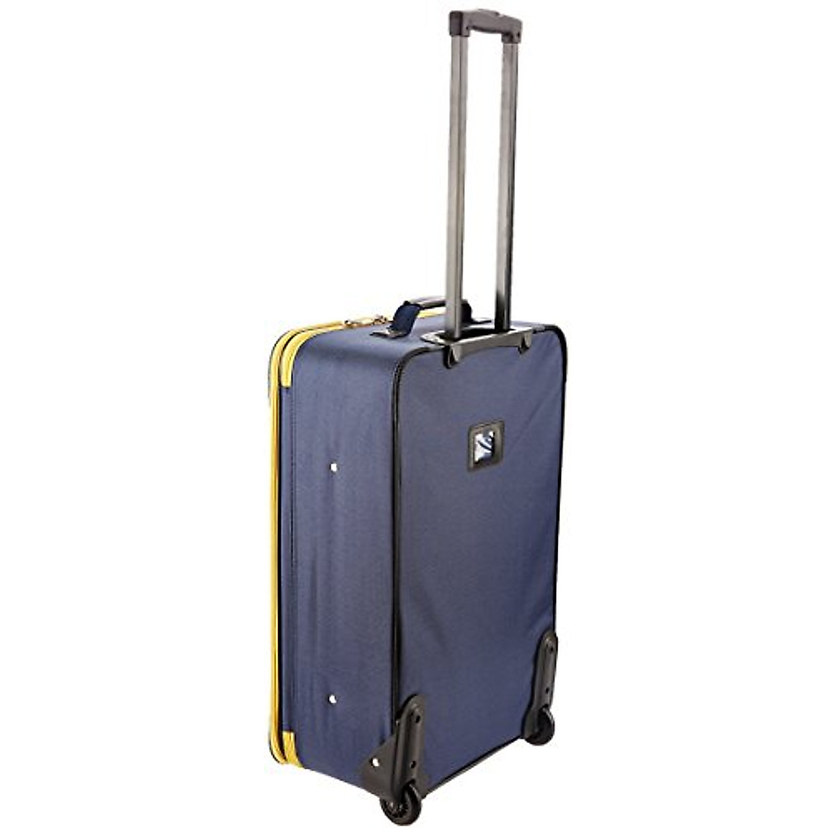 Rockland Journey Softside Upright Luggage Set, Expandable, Navy, 4-Piece (14/19/24/28)