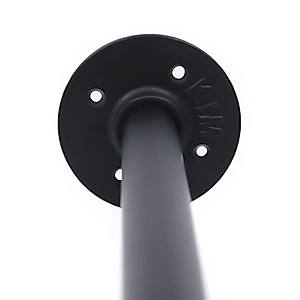 Gdrasuya10 Wall Mounted Garment Rack, 23.62 Inches Industrial Pipe Clothing Rack Vintage Retail Garment Rack Metal Display Rack Closet Storage Clothes Organizer