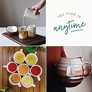 Stash Herbal and Decaf Tea Bags - Caffeine-Free Sampler Variety Pack - 25 Flavors, 50 Count/w Cotton Pouch