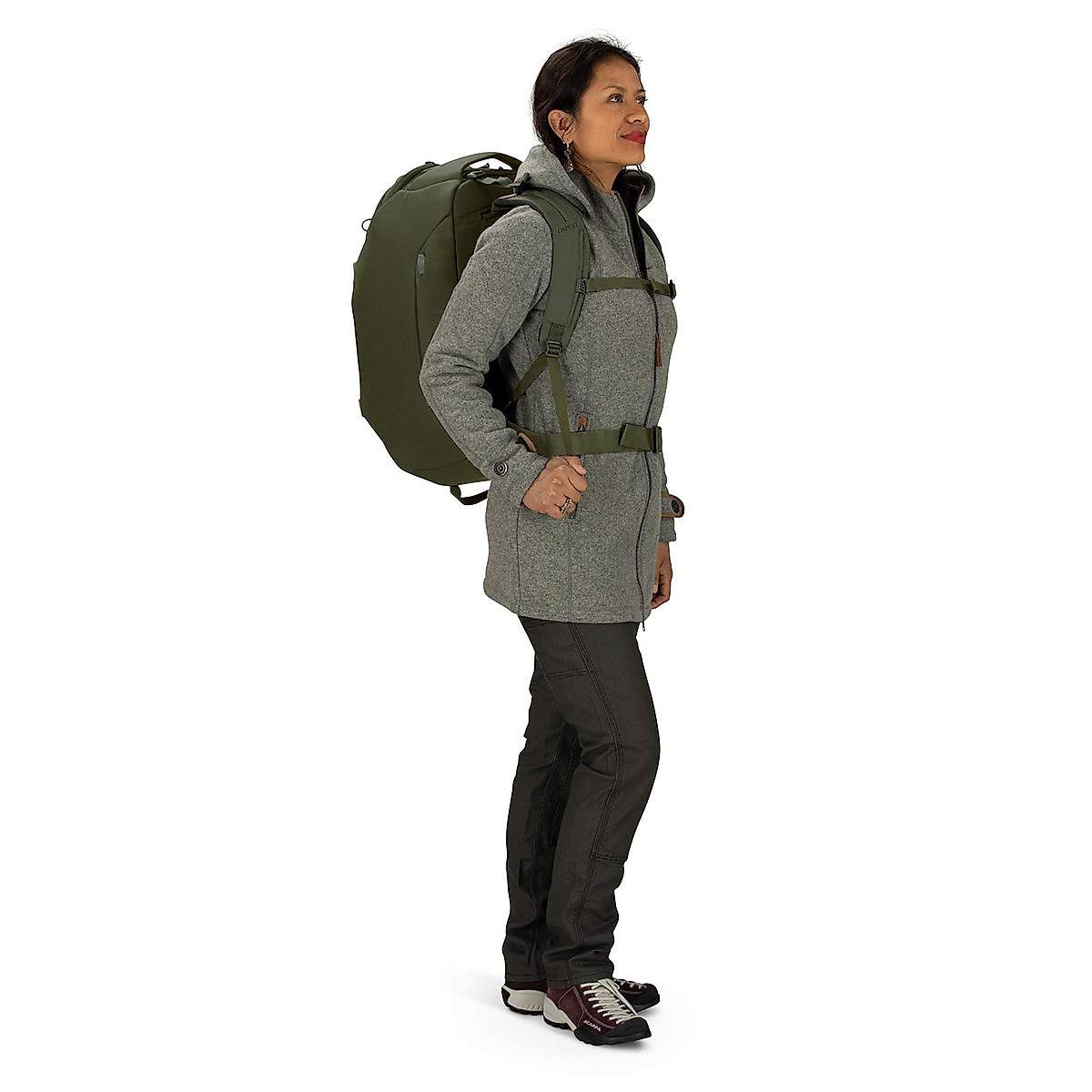 Osprey Porter 46 Travel Backpack, Haybale Green