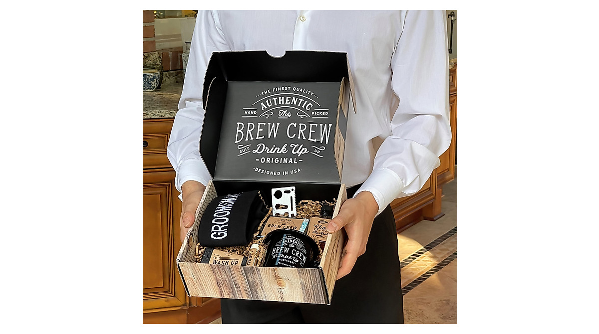 Brew Crew Groomsman Gift Box Kit - Perfect Wedding Proposal Set
